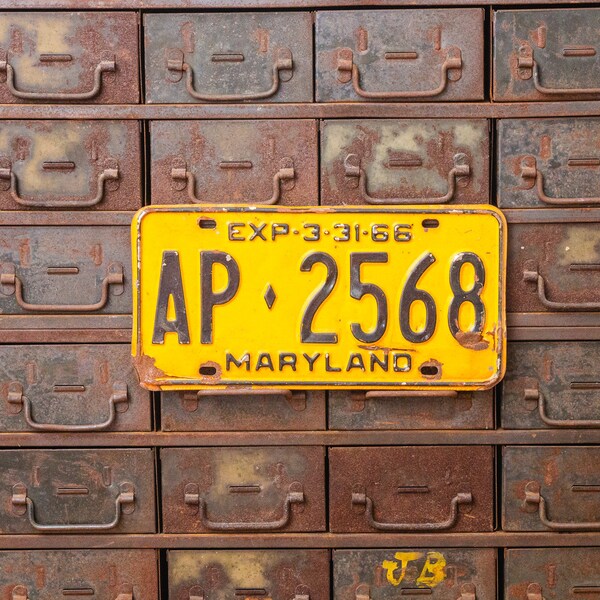1966 License Plate - Etsy