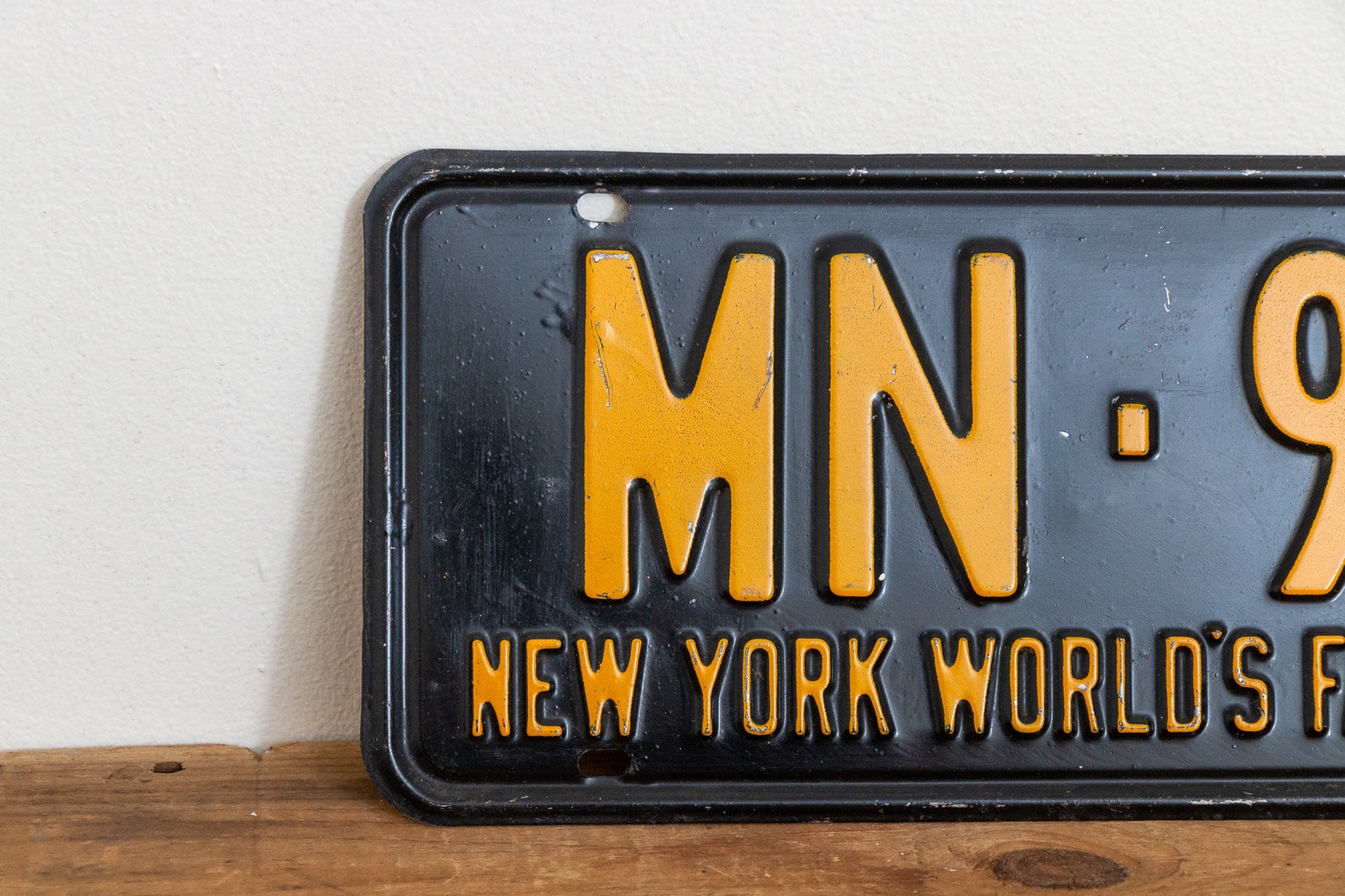 New York 1940 License Plate Vintage World's Fair MN 98 | Etsy