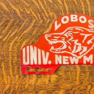 University of New Mexico Lobos License Plate Topper Vintage - Etsy