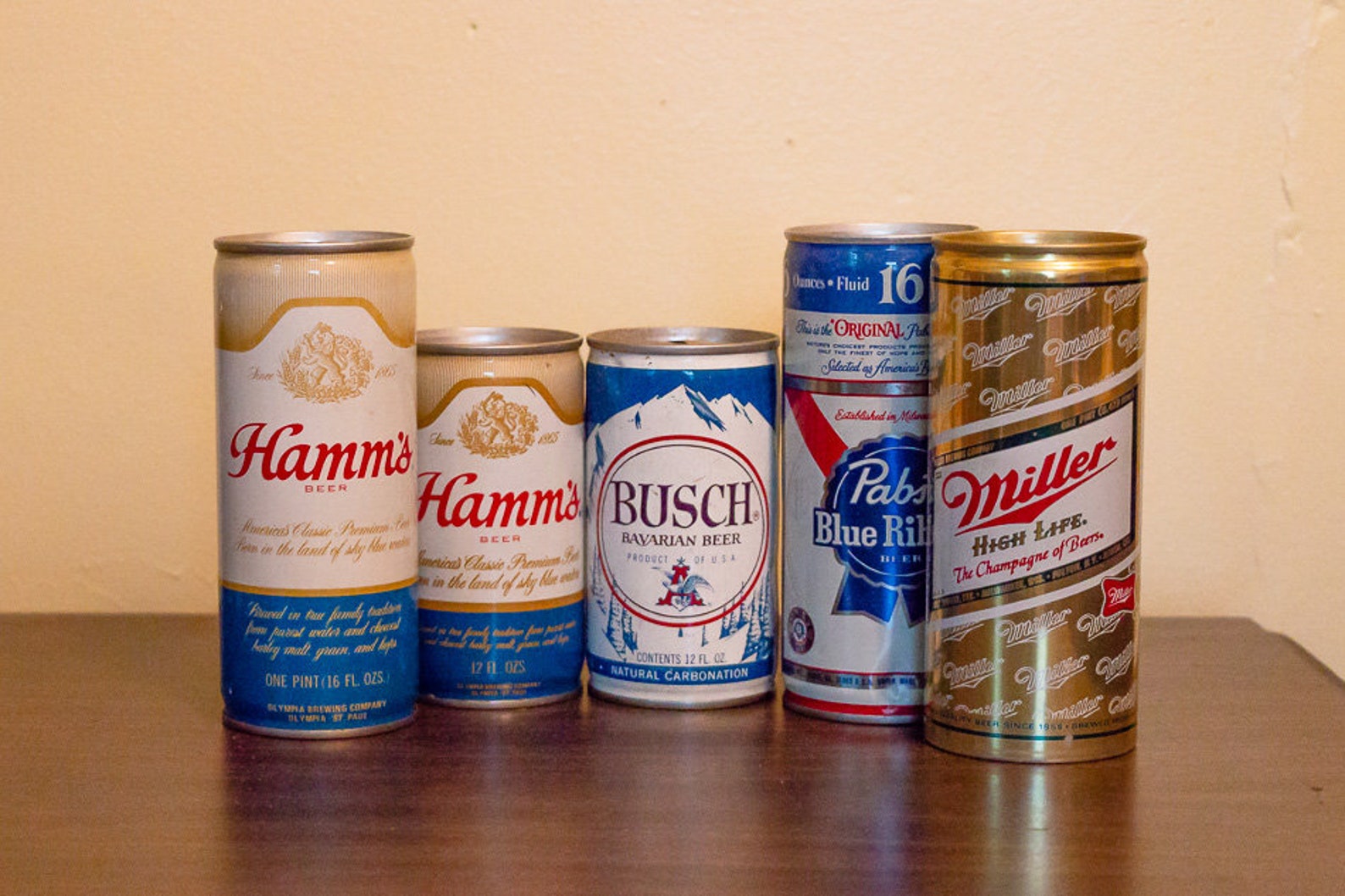 Mystery Vintage Beer Can Lot Instant Collection of Empty - Etsy