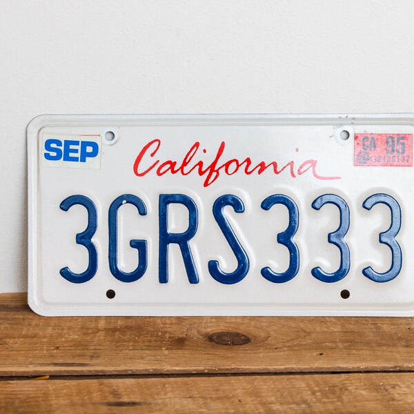 California License Plate Font - Etsy