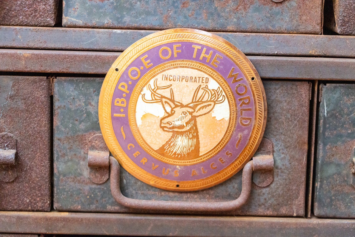 IBPOE Elks Badge Vintage Fraternal Order Radiator Emblem - Etsy