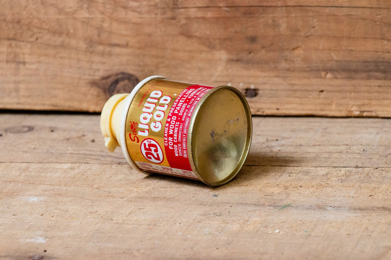 Scott's Liquid Gold Wood Cleaner Can Vintage Retro 1970s - Etsy