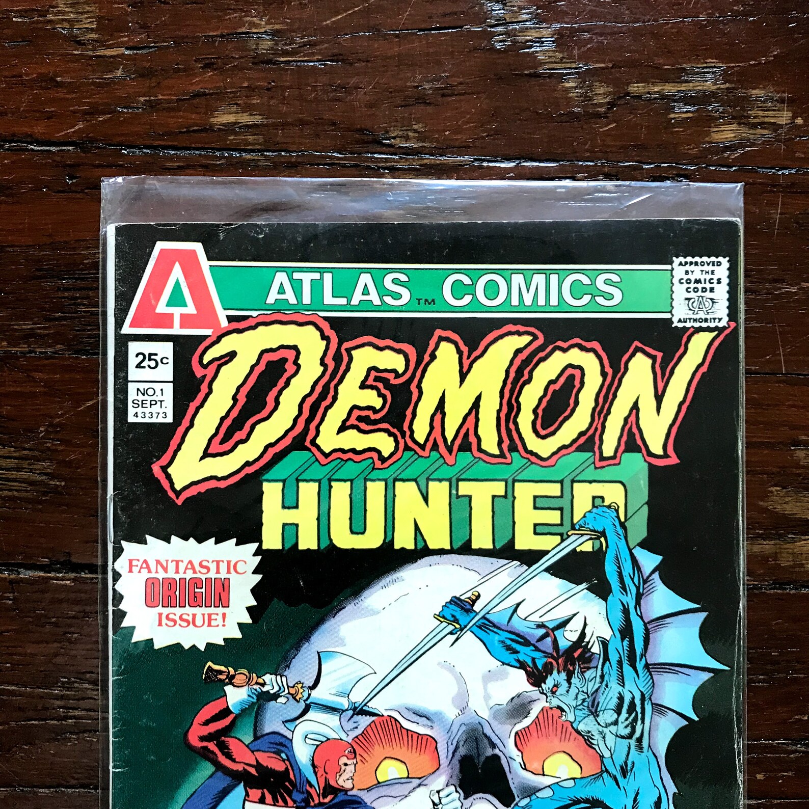 Demon Hunter Atlas Comics Vintage Comic Book - Etsy