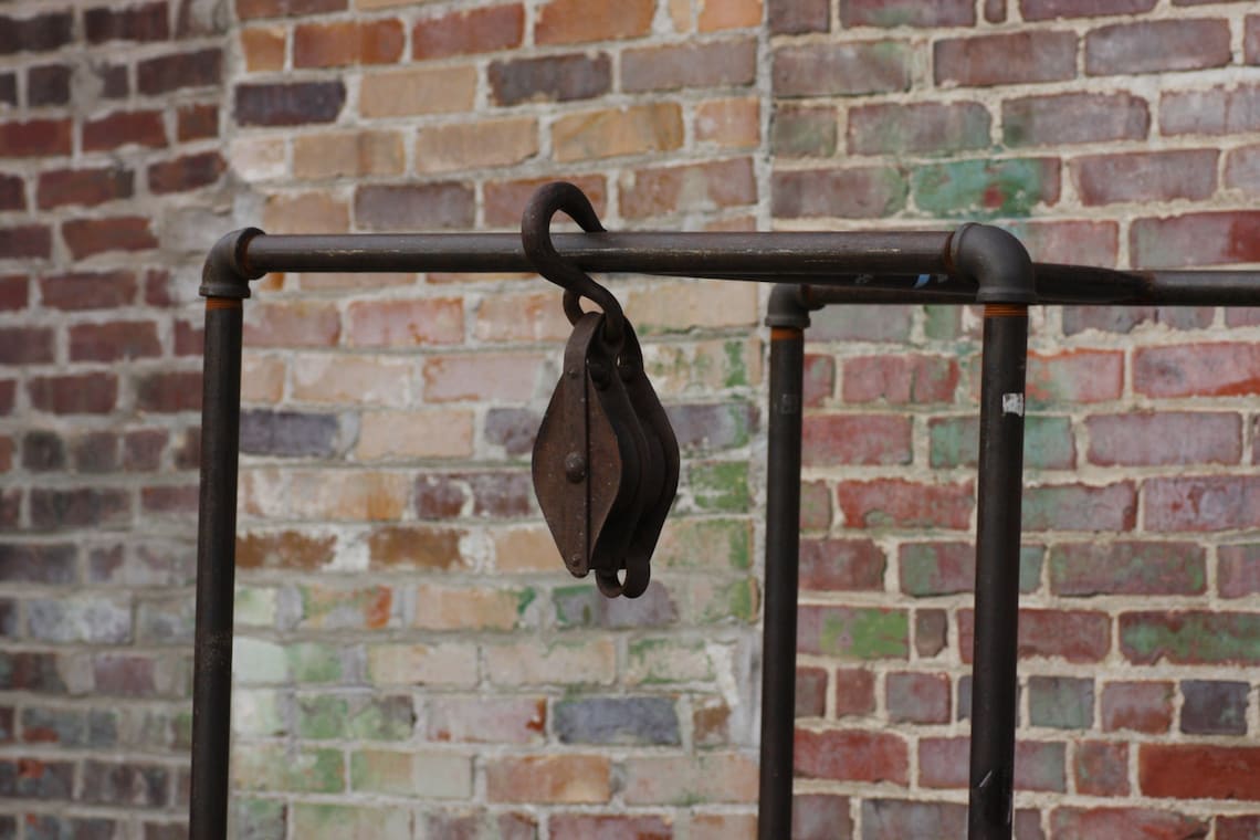 Rustic Pulley Vintage Industrial Decor - Etsy