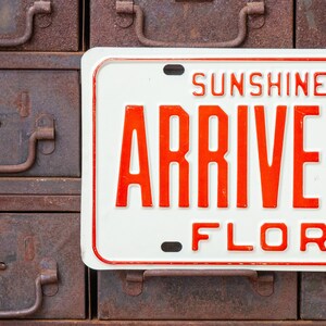 Arrive Alive 1972 Florida Booster License Plate Vintage Wall Decor - Etsy