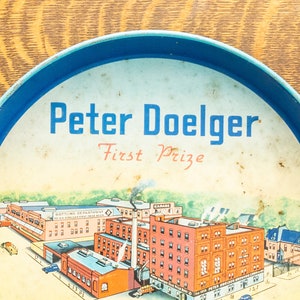 Peter Doelger Beer Tray Brewery Bar Decor Factory Graphic - Etsy