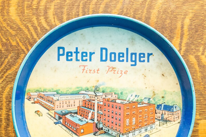 Peter Doelger Beer Tray Brewery Bar Decor Factory Graphic - Etsy