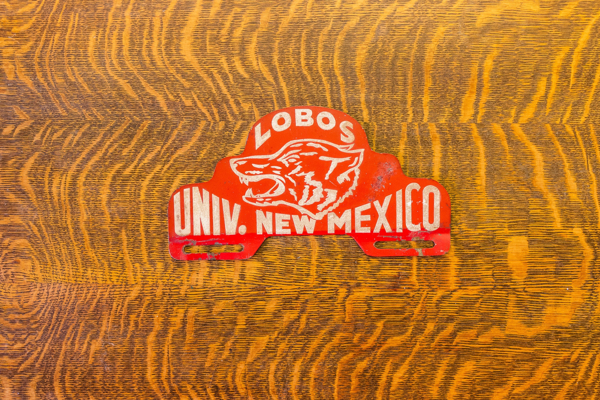 University of New Mexico Lobos License Plate Topper Vintage - Etsy
