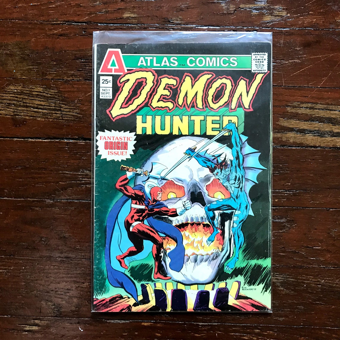 Demon Hunter Atlas Comics Vintage Comic Book - Etsy