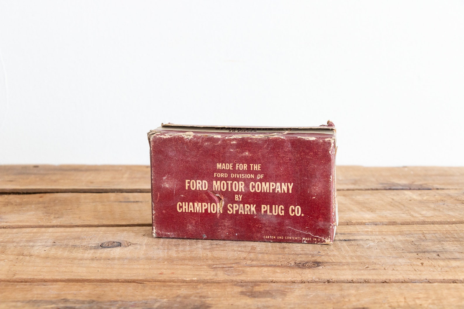 Ford Champion Spark Plug J18-Y Box Vintage NOS Auto Advertising - Etsy