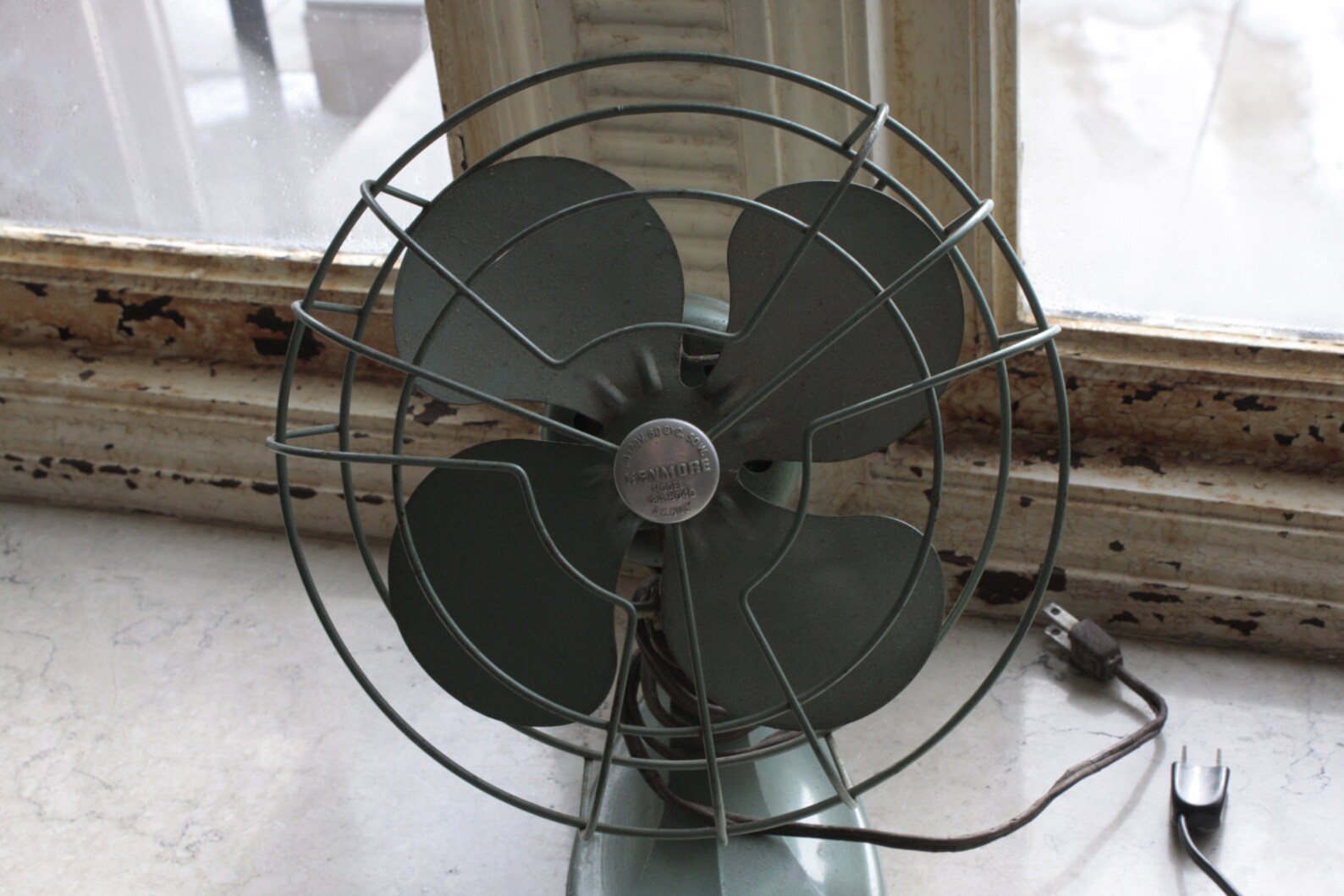 Kenmore Green Mid-century Desk Fan Vintage Decor | Etsy