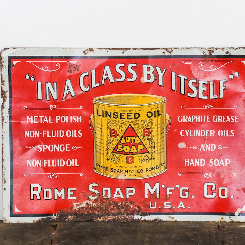 Vintage Soap Sign - Etsy