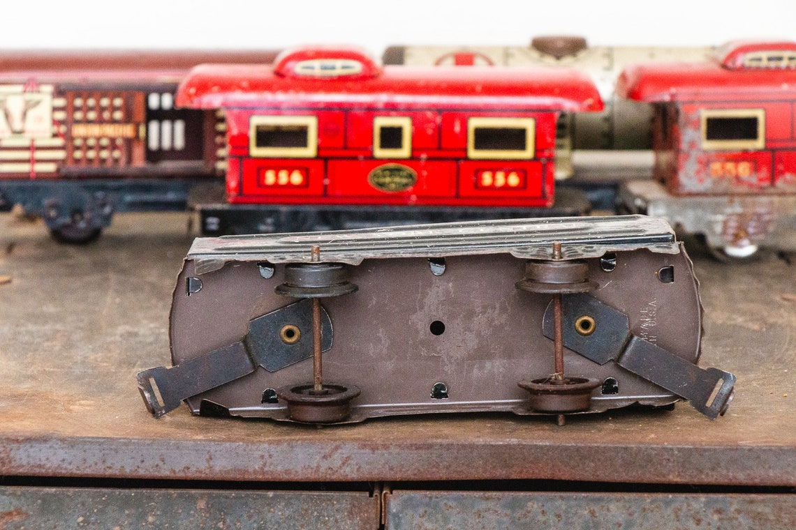 Marx No. 3987 Marlines Vintage Tin Mechanical Toy Train Set - Etsy