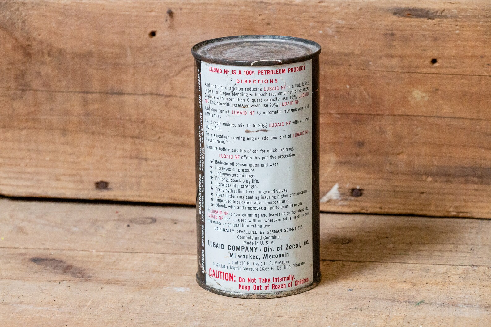 Lubaid NF Oil Can Vintage Gas and Oil Collectible - Etsy