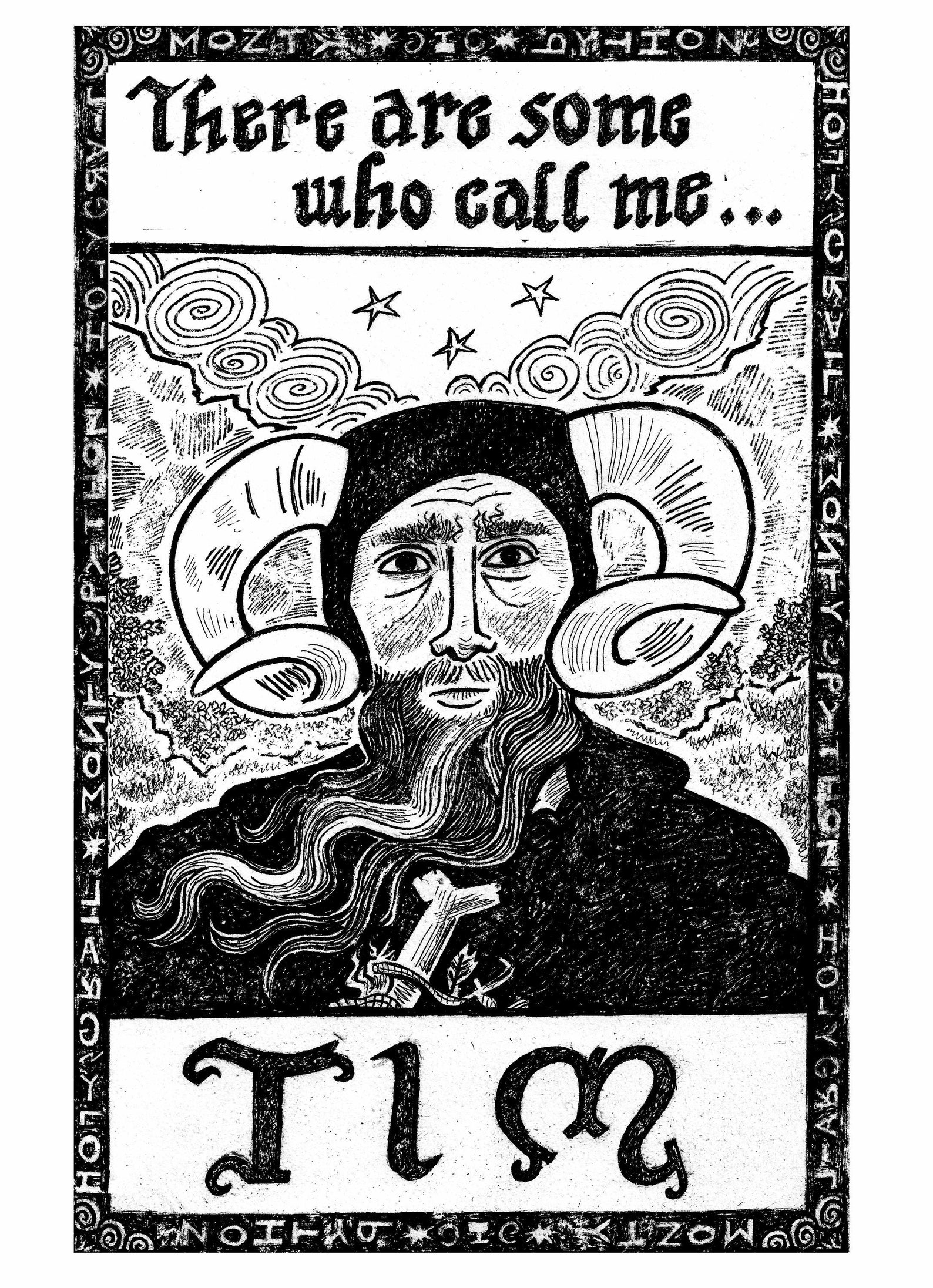 Tim The Enchanter Monty Python & The Holy Grail Inspired | Etsy