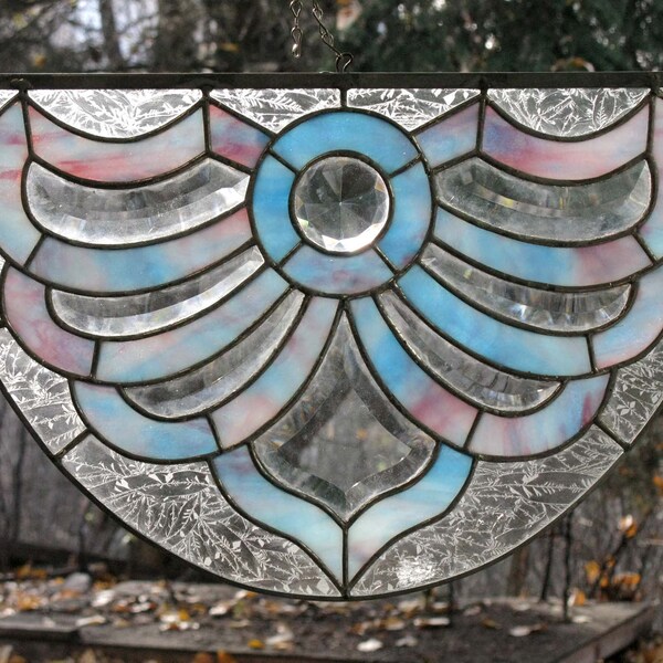 Half Round Stained Glass - Etsy