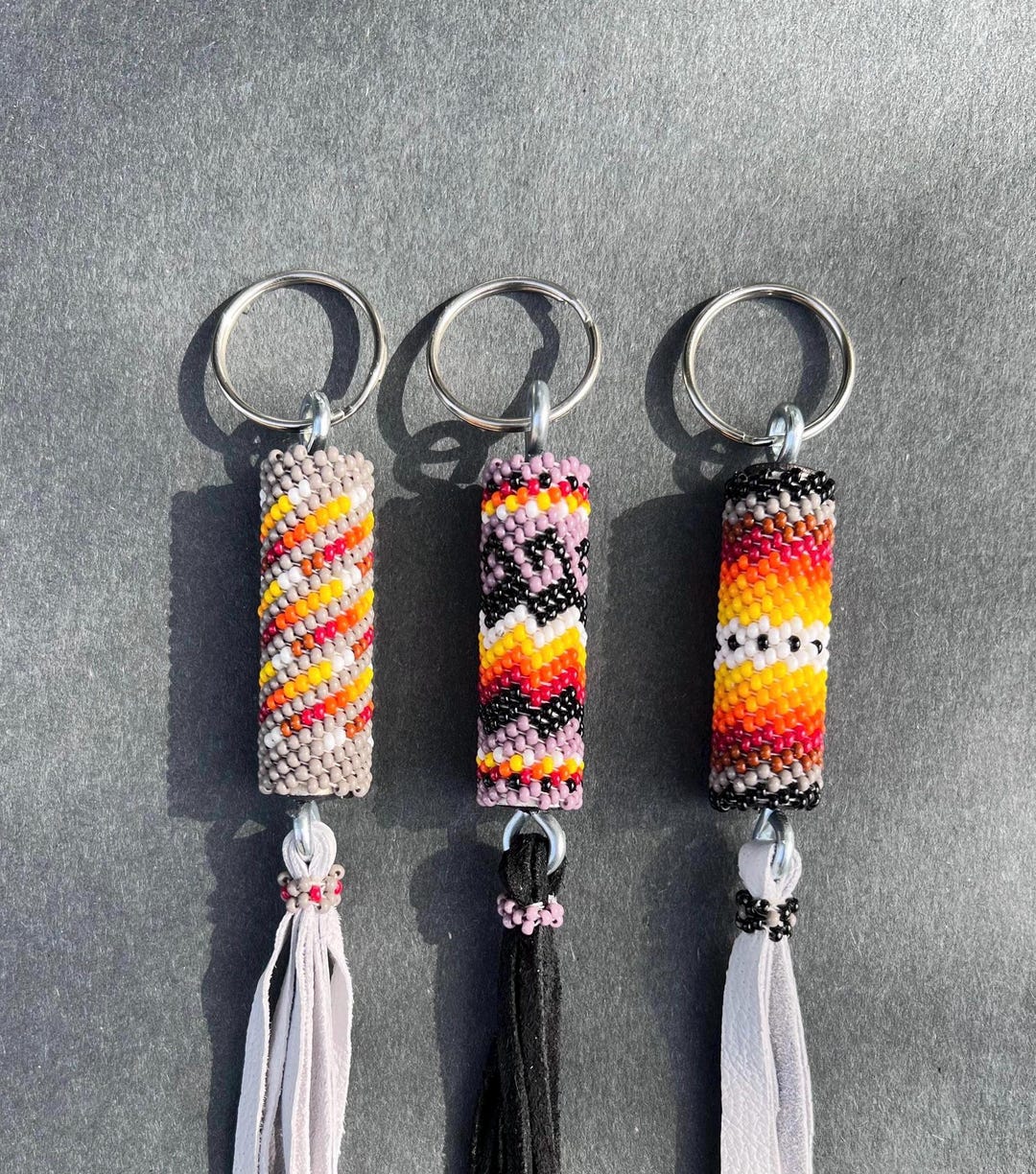 Beaded Navajo Keychain, Keychain, Indian Keyring, Native American ...