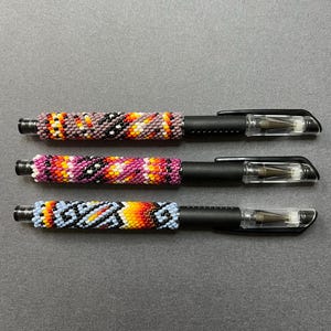 Ink Pens ,genuine Navajo Beaded Pens, Native American Writing Pens ...