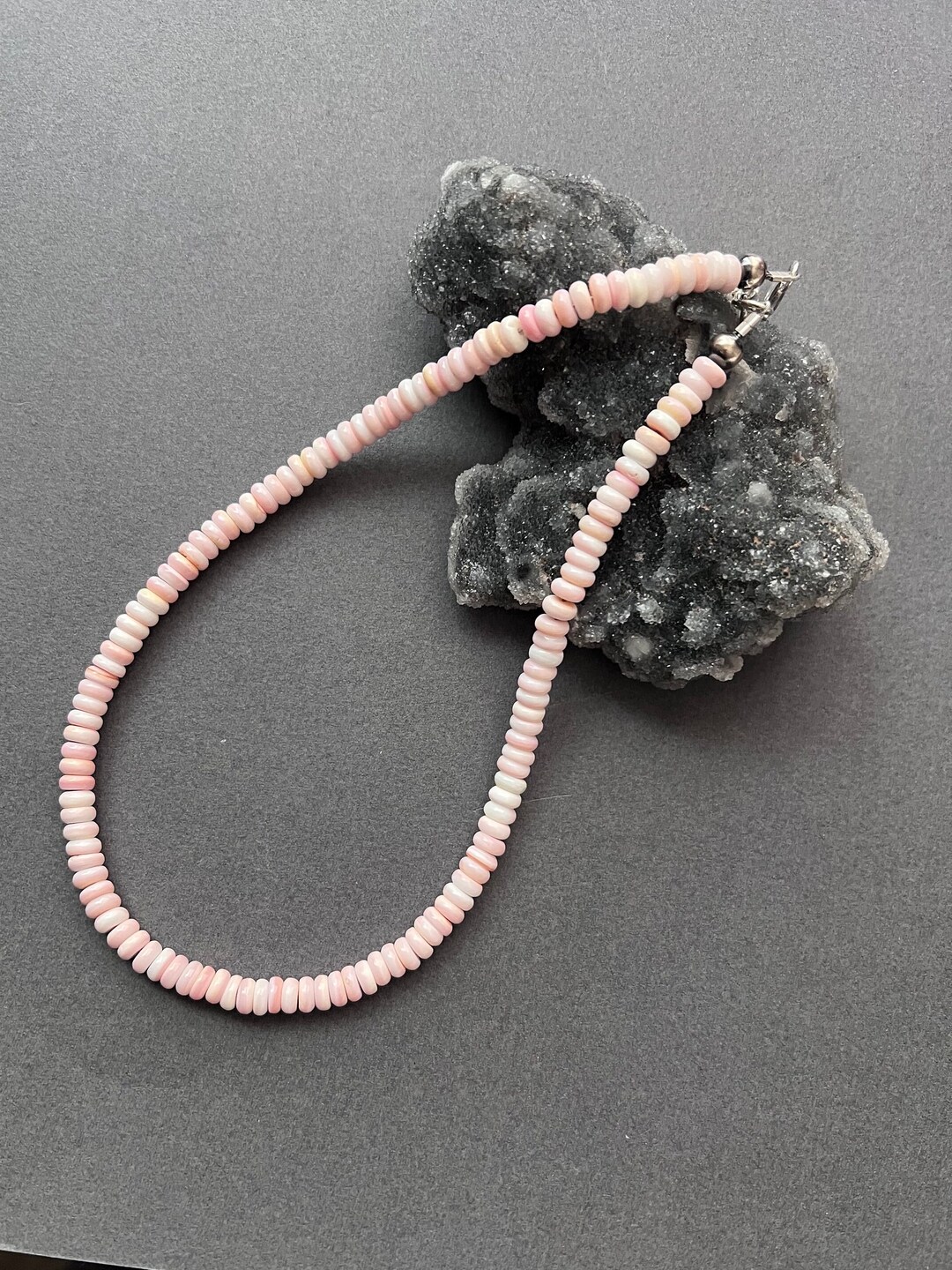 Genuine Native American Jewelry, Pink Conch Necklace, 6mm Conch Shell ...