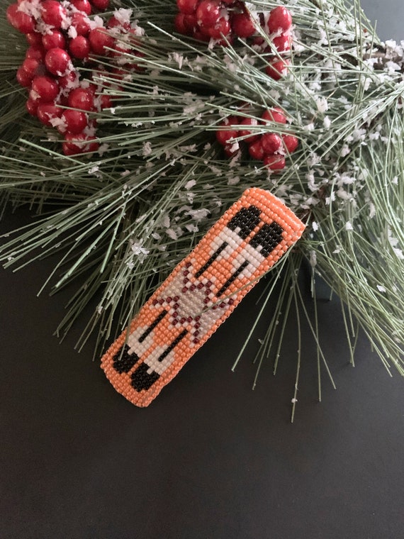 Native America Indian Accessories, Navajo Beaded Hair… - Gem