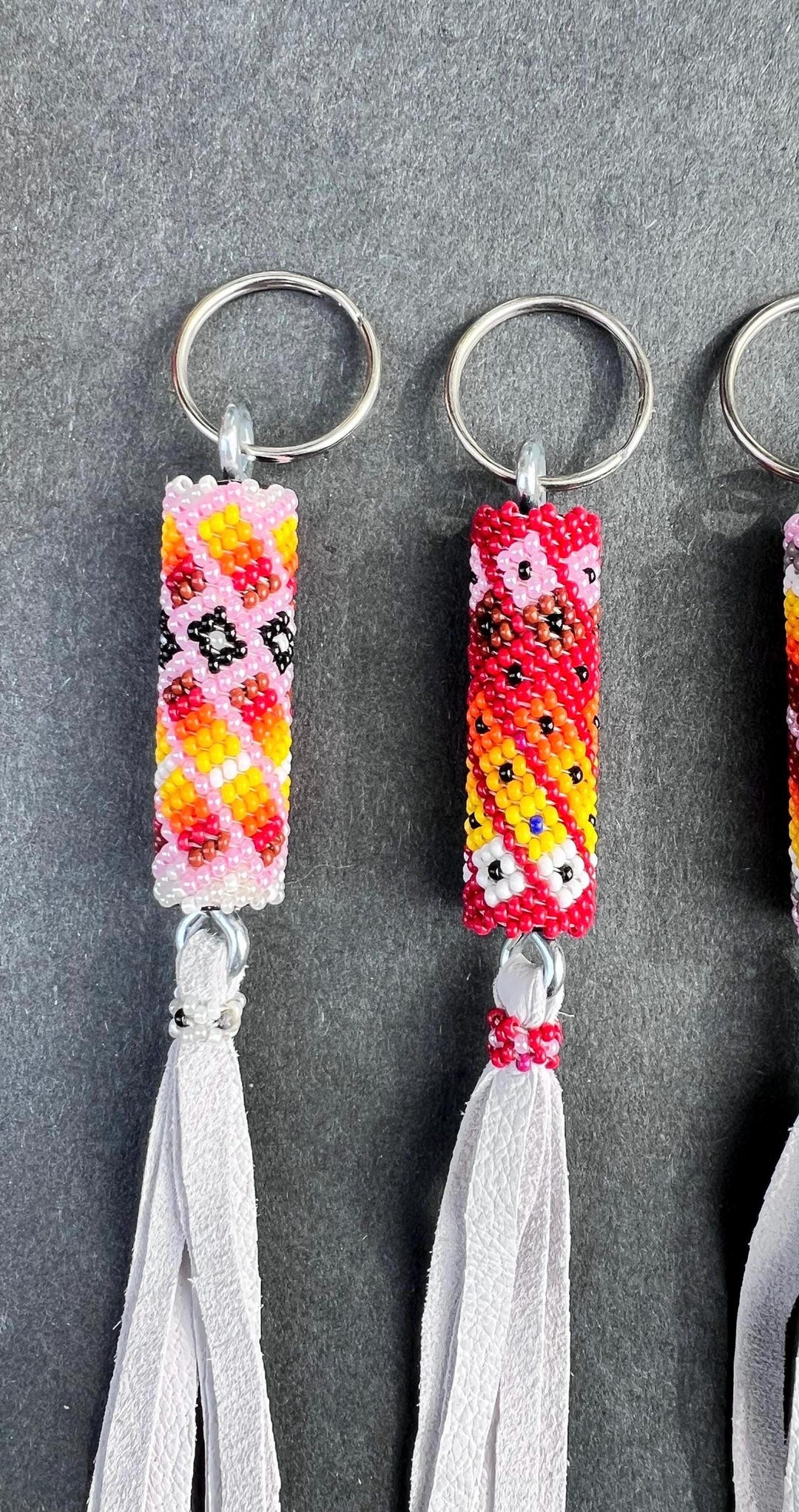 Beaded Navajo Keychain, Keychain, Indian Keyring, Native American ...