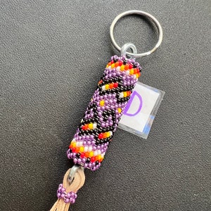 Beaded Native America Indian Keychain, Navajo Keychain, Indian Beaded ...