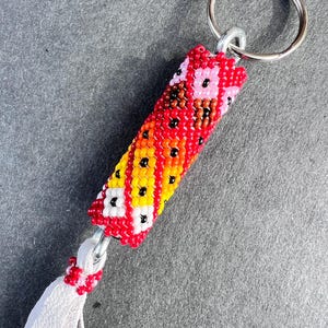 Beaded Navajo Keychain, Keychain, Indian Keyring, Native American ...