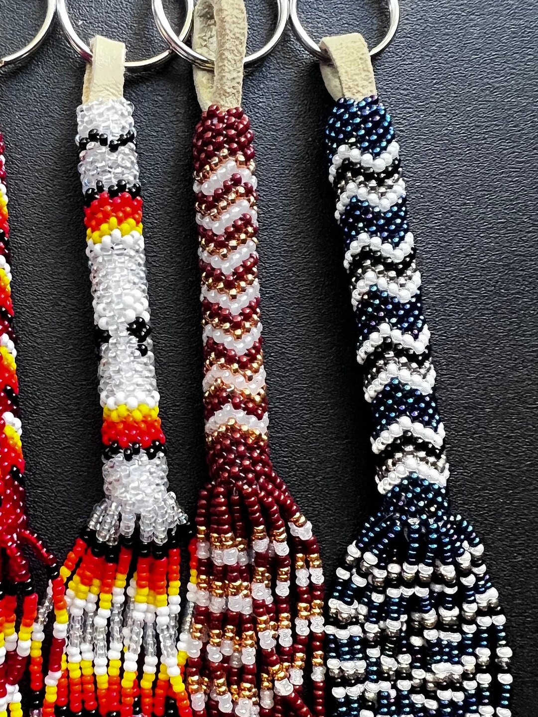 Hopi Keychains, Native America Keyrings, Beaded Keychains, Native ...