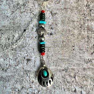 Native American Ear Cuff, Unique Artisan Earring Cuff, Navajo Sterling ...