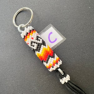 Beaded Native America Indian Keychain Navajo Keychain Indian - Etsy