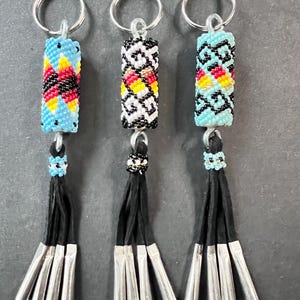 Beaded Navajo Keychain, Keychain, Indian Keyring, Native American ...