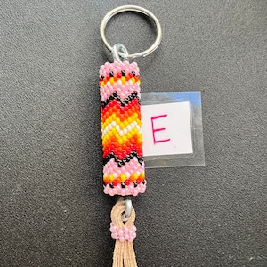 Beaded Native America Indian Keychain Navajo Keychain Indian - Etsy