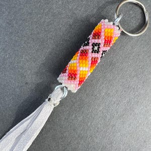 Beaded Navajo Keychain, Keychain, Indian Keyring, Native American ...