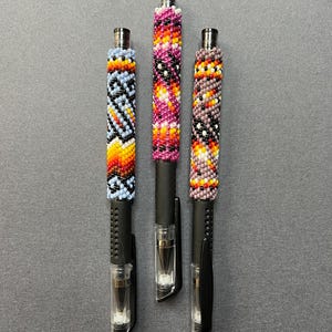 Ink Pens ,genuine Navajo Beaded Pens, Native American Writing Pens ...