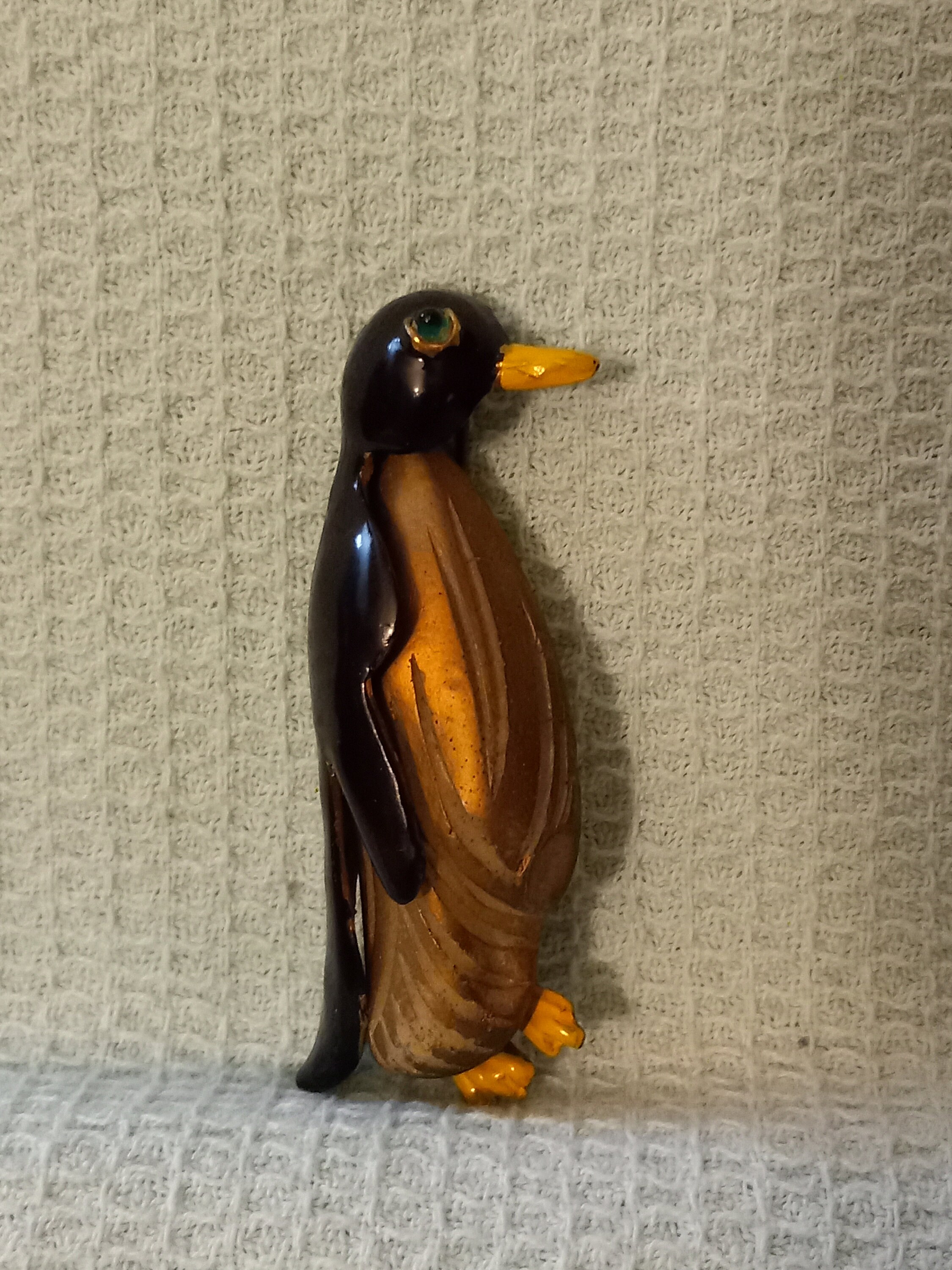 Hand Made Unusual and Rare Penguin Pin - Etsy