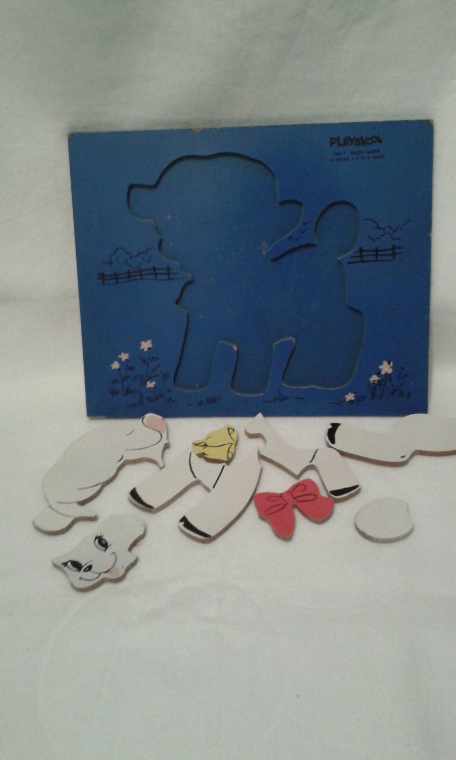Playschool Baby Lamb Puzzle - Etsy