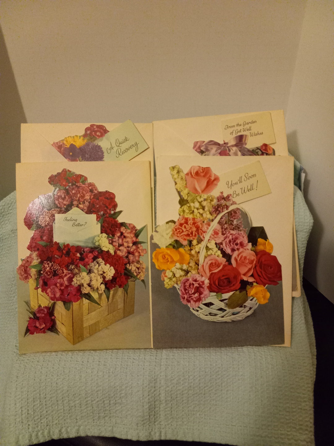 Six Vintage Get Well Cards With Envelopes Made in the USA - Etsy