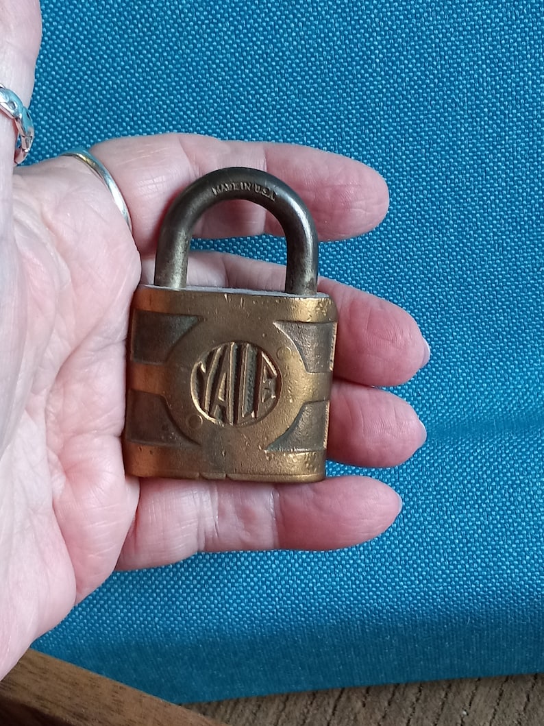 The Yale and Towne MFG, Co Brass Padlock. - Etsy