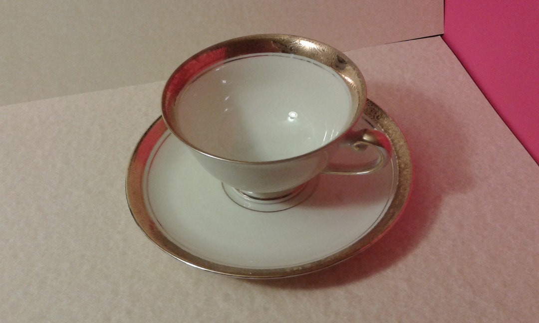 Alka Kunst Bone China Cup & Saucer - Etsy