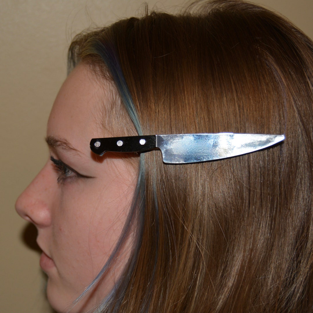 Knife Barrette, Dagger Hair Clip, Alternative, Goth, Halloween Costume ...