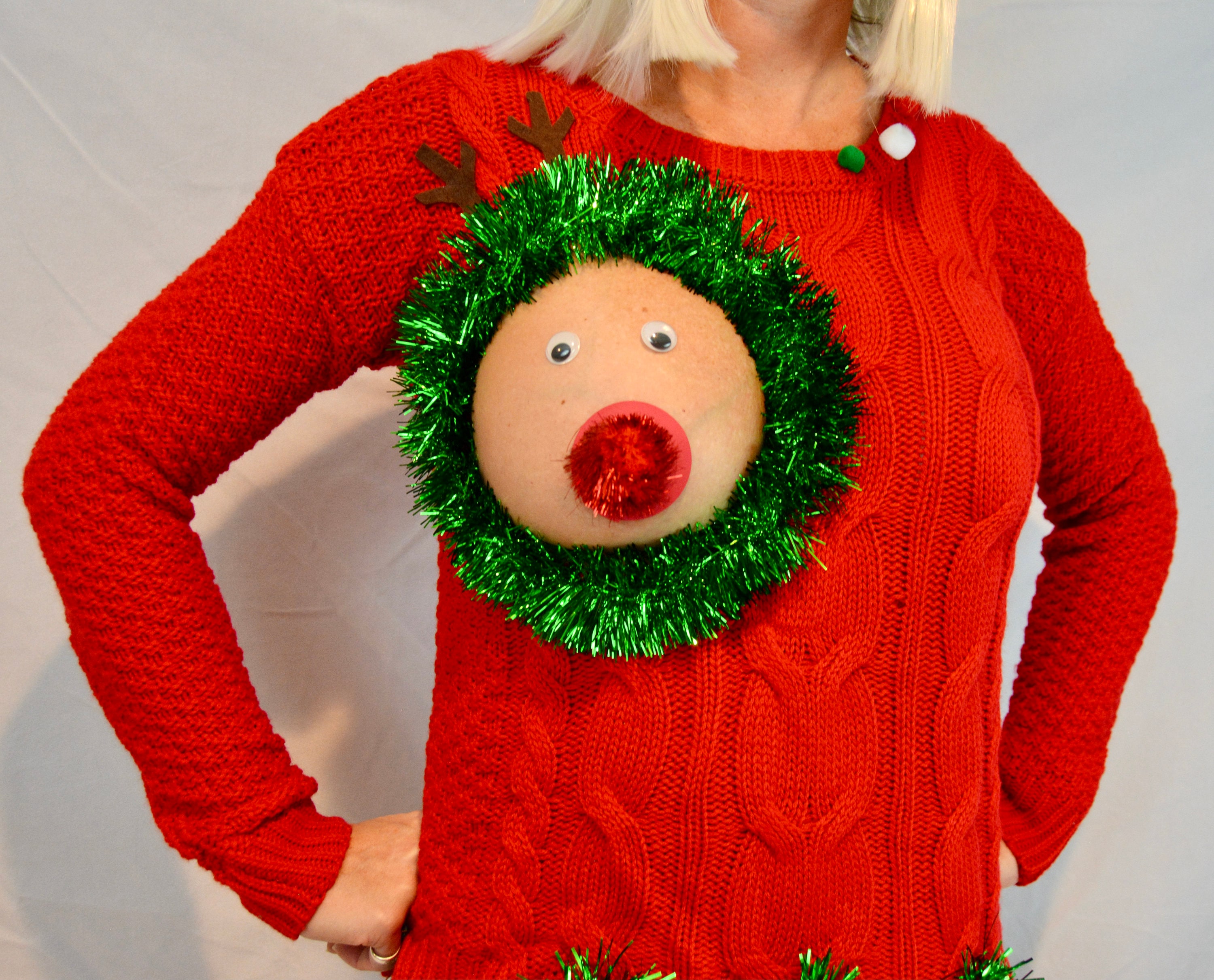 Ugly Christmas Sweater With Boob Sale Online