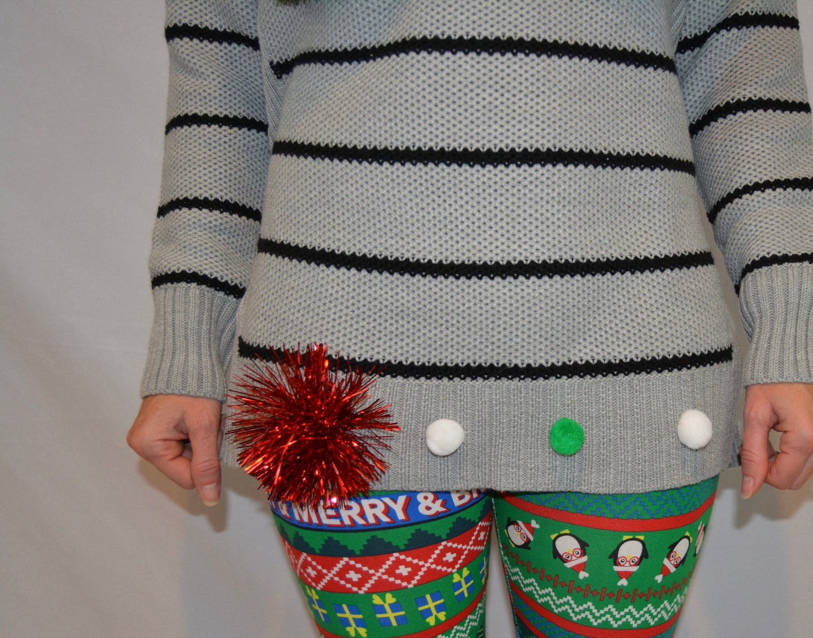 Sexy Ugly Christmas Sweater NOT PLASTIC Boobs Cut Out See - Etsy