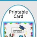 Pre-k Graduation Card, Digital Download, Instant Printable - Etsy