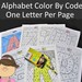 Special Education ABC Color by Code Preschool Kindergarten - Etsy