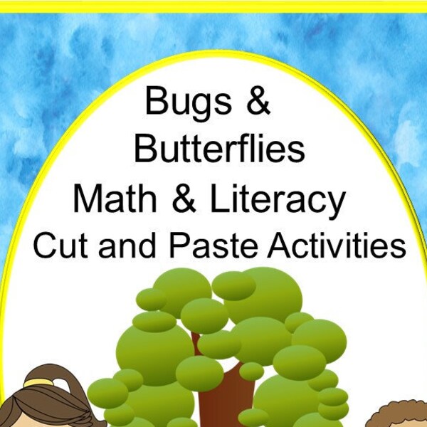 Teaching Materials, Instant Printable Camping Fun Cut and Paste ...