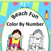 Farm Color by Number Coloring Pages, Fine Motor Skills, Math, Color ...