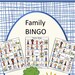 Family Bingo Special Education Activity, Printable BINGO Games P-K, K ...