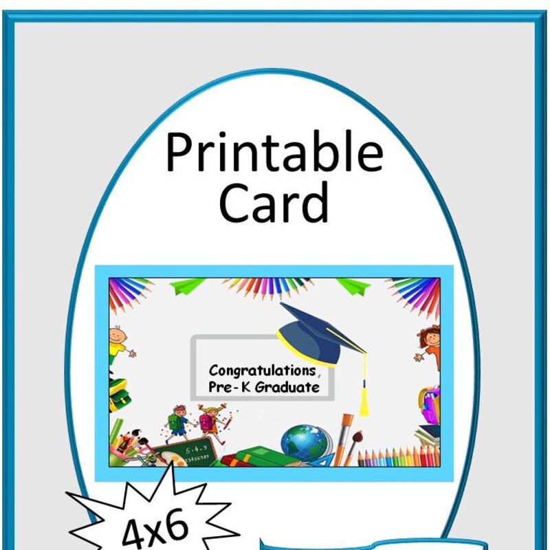 Pre K Graduation Cards - Etsy