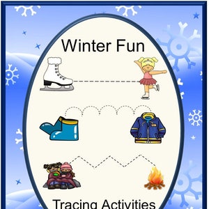 Winter Fun, Winter Olympics, Tracing Activities, Fine Motor Skills ...